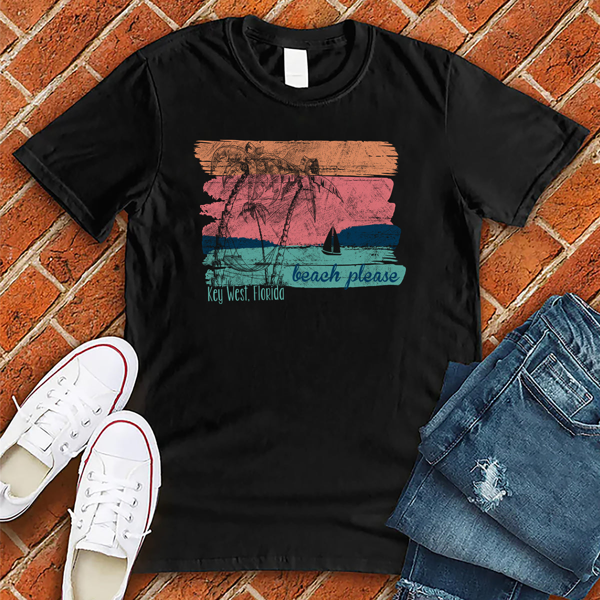 Beach Please Key West T-Shirt – Tshirts.com