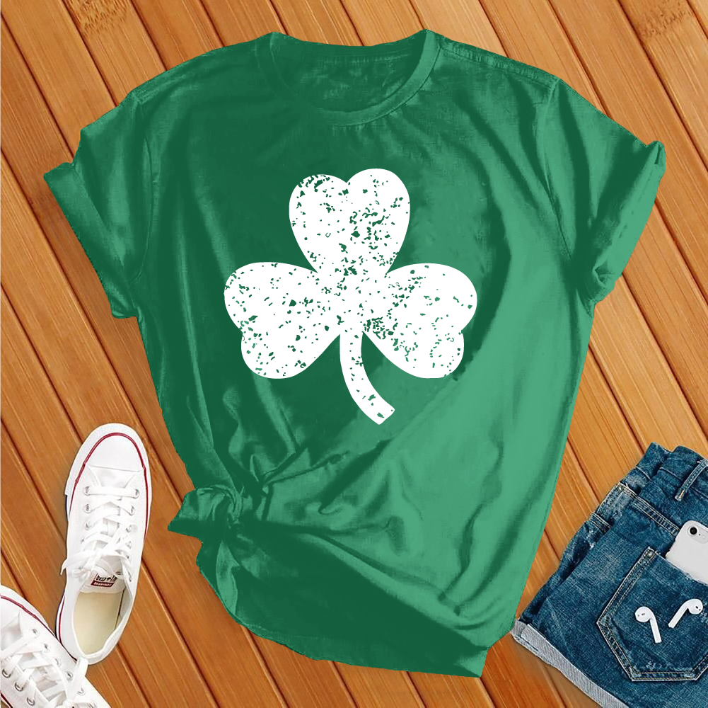 White Shamrock Tee – Tshirts.com