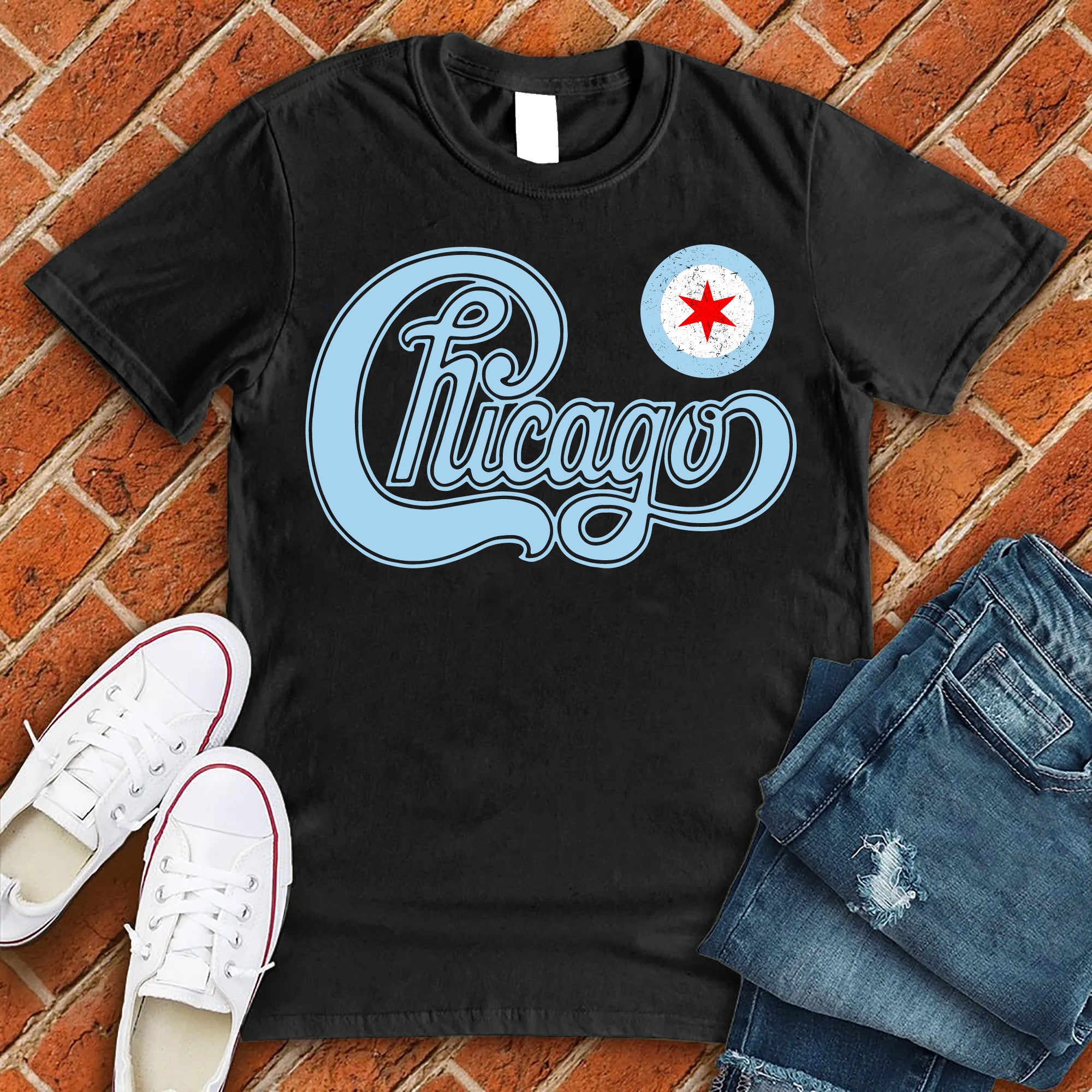 Vintage Chicago Flag T-Shirt – Tshirts.com